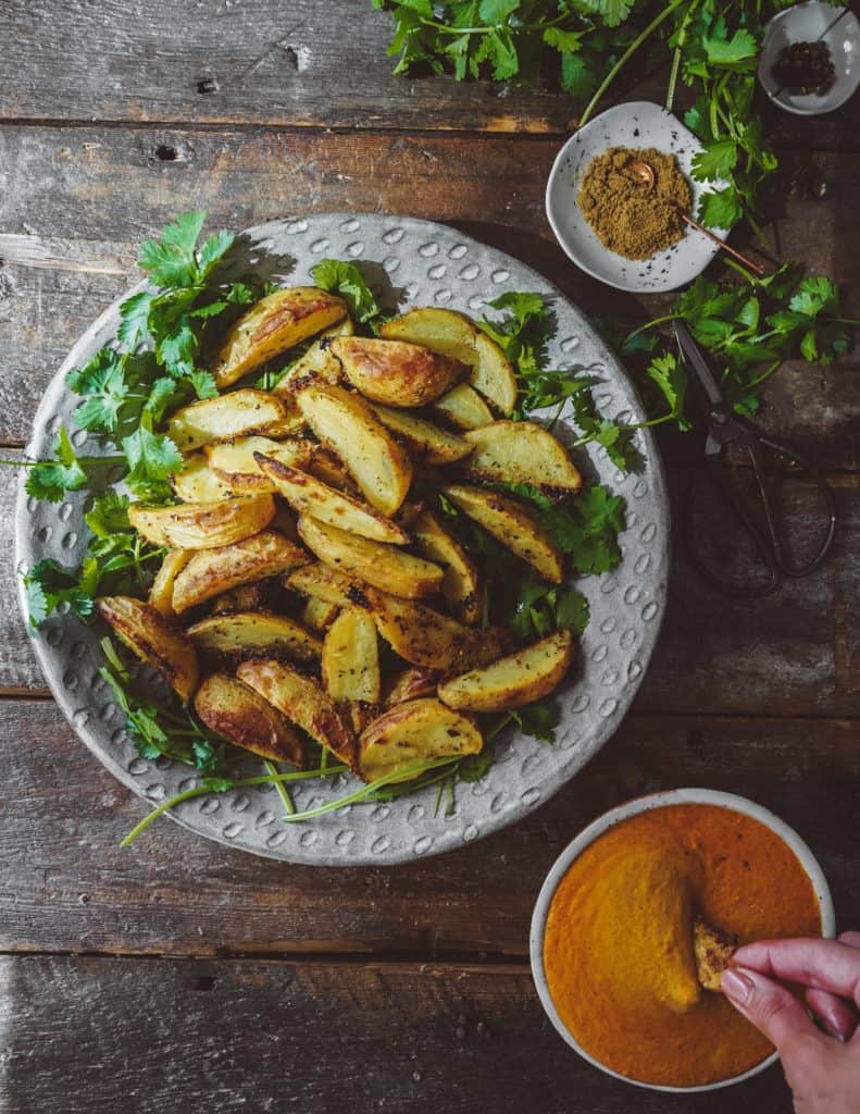 Homemade Vegan Curry Chips | FoodByMria