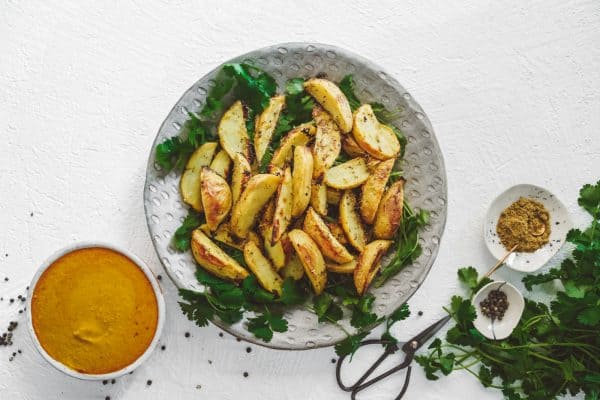 Homemade Vegan Curry Chips | FoodByMria
