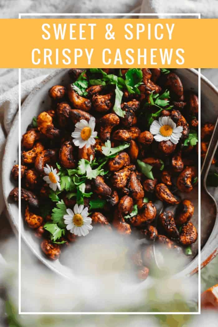 The Ultimate Healthy Snack: Sweet + Spicy Crispy Cashews