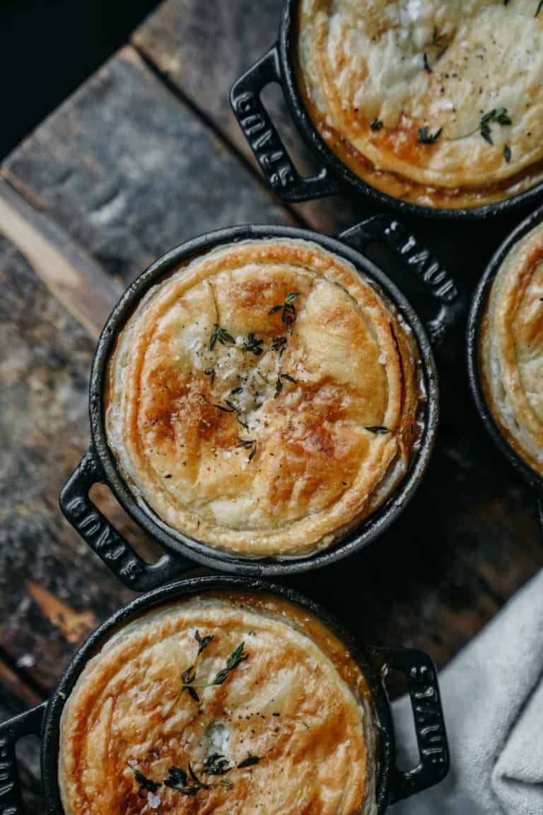 The Best & Simple Vegan Cream of Mushroom Pot Pie
