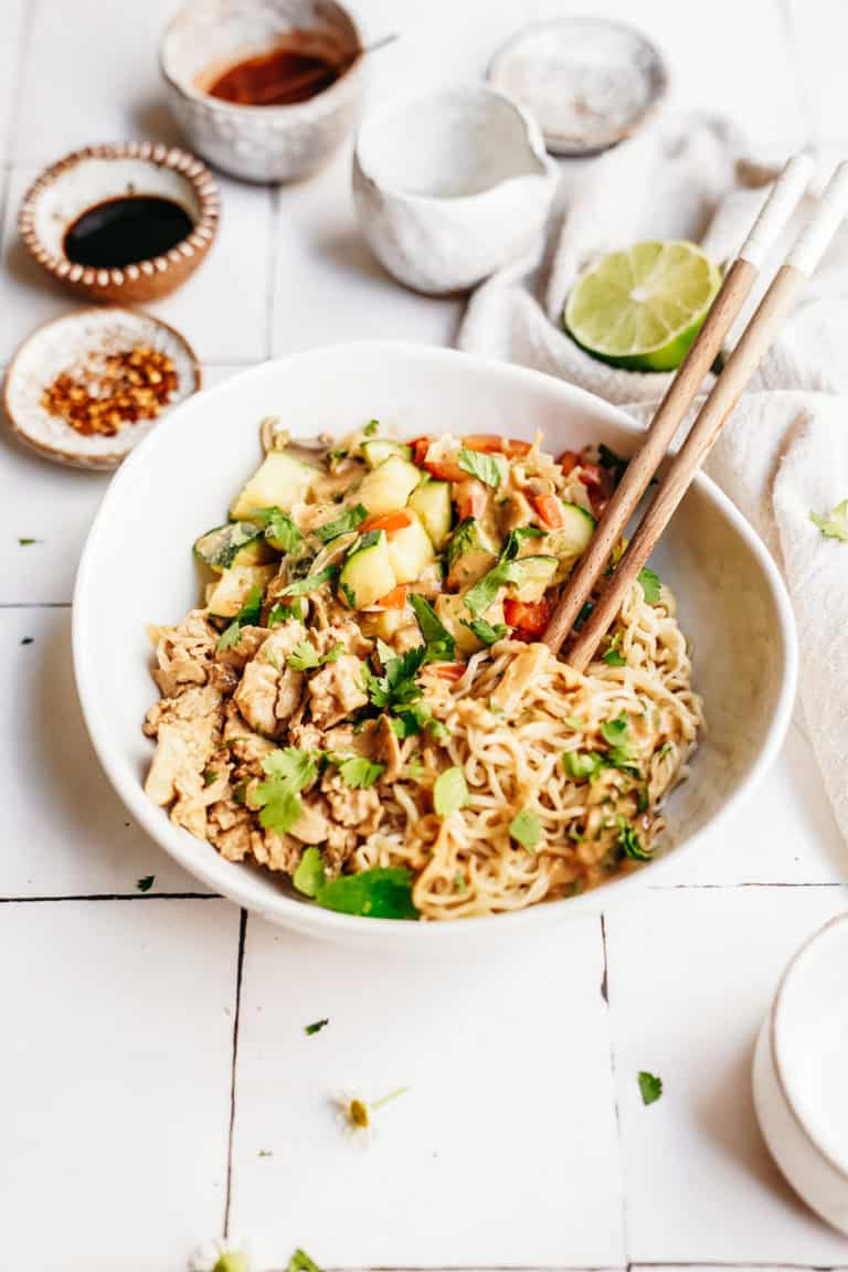 Ramen Noodles and Tuna