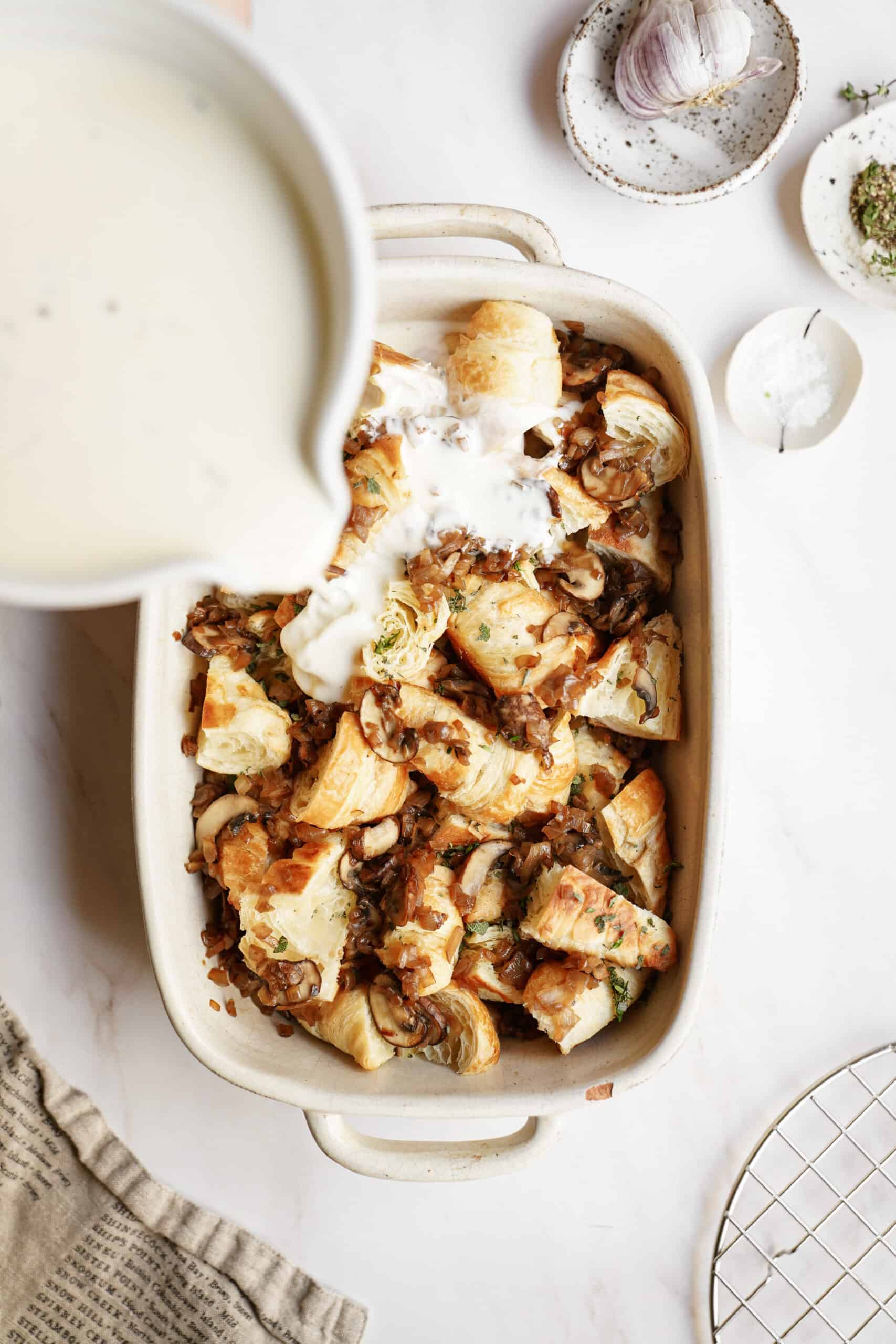 Savory Bread Pudding | FoodByMaria Recipes