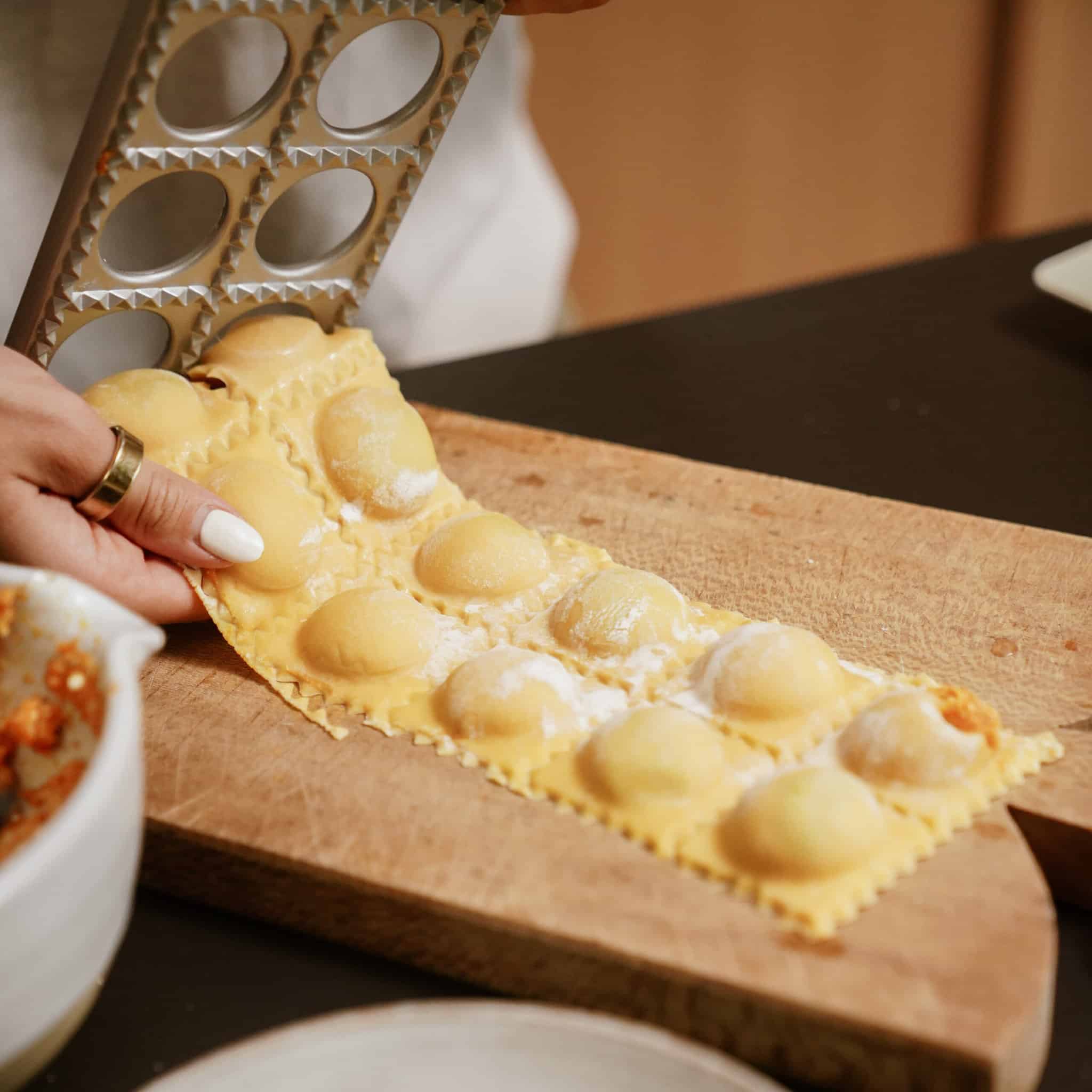 Homemade Pumpkin Ravioli