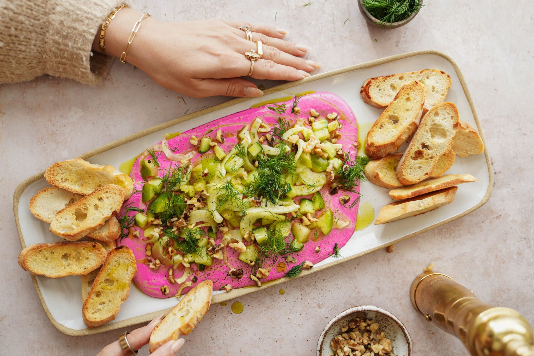 Beet Dip | FoodByMaria Recipes