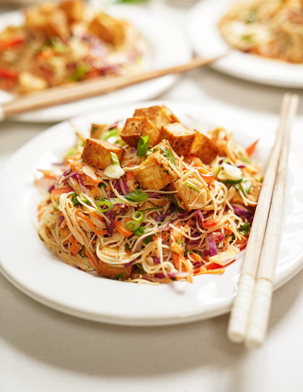 Tofu Spring Roll Salad - FoodByMaria