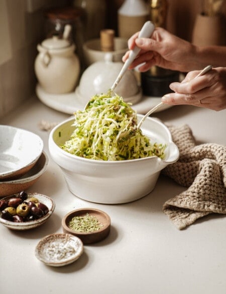 Greek Cabbage Salad | FoodByMaria Recipes