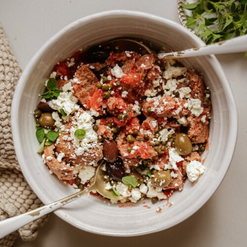 Cretan Dakos Salad Recipe - FoodByMaria