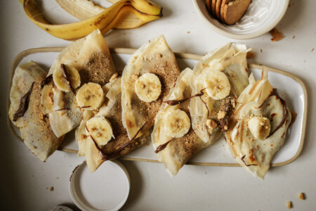 Banana Nutella Crepes - FoodByMaria