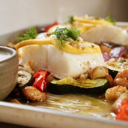 Recipe for Baked Cod (Blue Zone Meal)