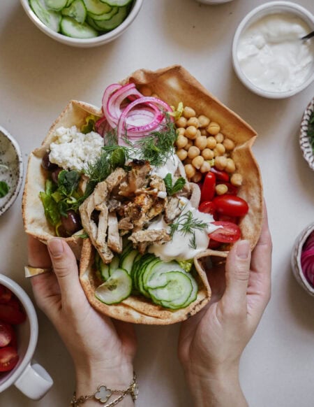 Greek Pita Bowl