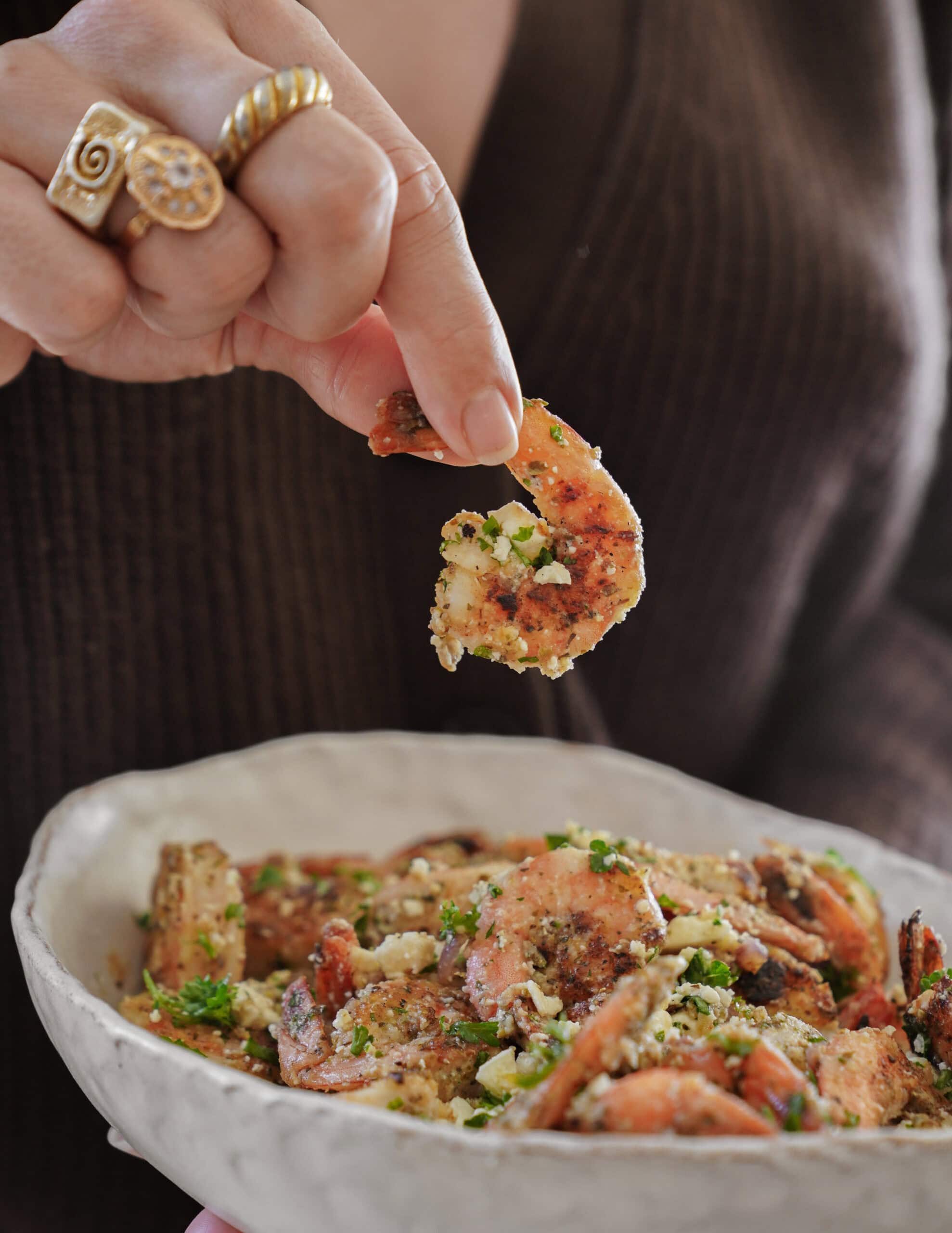 Pan Fried Shrimp