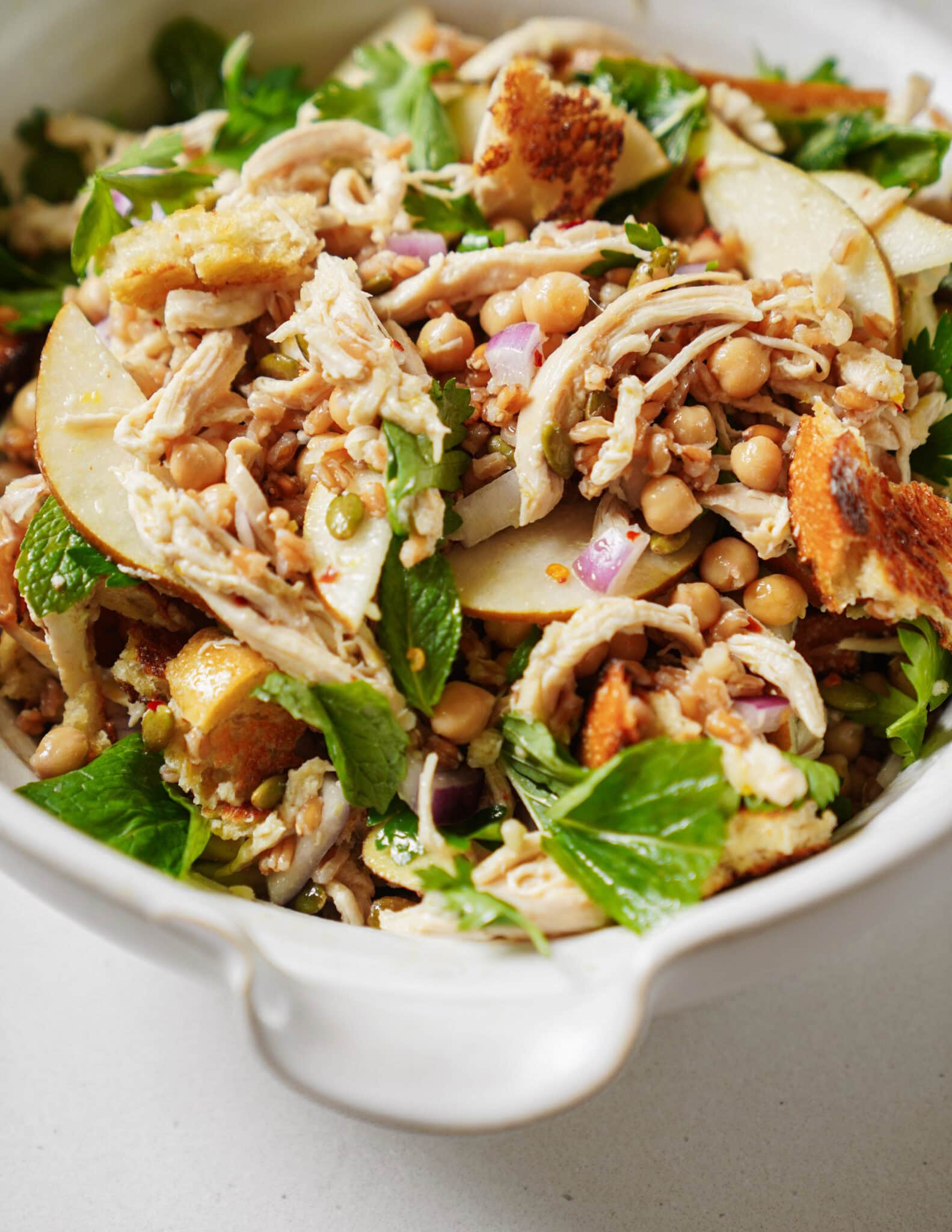 Farro Roasted Chicken Salad